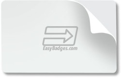 Adhesive Backed PVC Cards