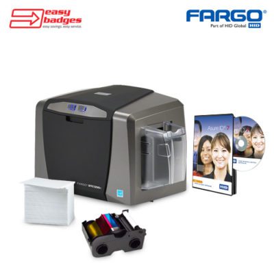 Fargo DTC1250e Complete Double Sided ID Card System with Camera